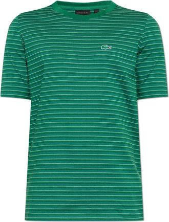 Lacoste Homme, Tops, Vert, Taille: S T-shirt en jersey ray&eacute; Runway