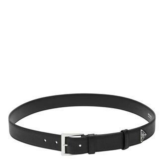 Prada Saffiano Lederg&uuml;rtel - - Accessories - Herren - Schwarzk - 85 CM
