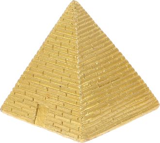 NUOBESTY Miniatur &Auml;gyptische Pyramide Resin Modell Dekorative Schreibtischfigur Kleine Simulation Lernspielzeug Geschenkidee