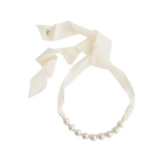 Forte_Forte Collier en Perles - - Accessories - Damen - Beige - ONE SIZE