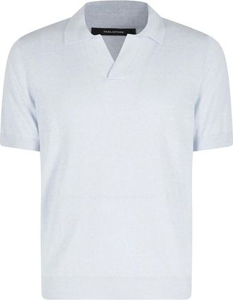 Tagliatore Homme, Tops, Bleu, Taille: 3XL Polo Lino Cotone