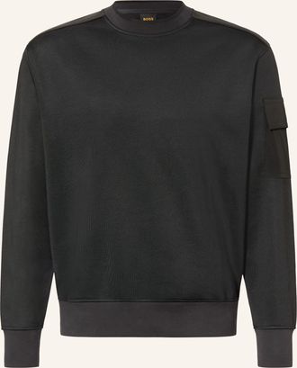 HUGO BOSS Sweatshirt Functional schwarz