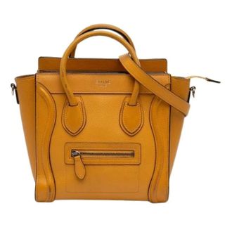 Celine Pre-owned Cuir sacs-celine - Femme - Pre-owned - Jaune - Taille: ONE Size