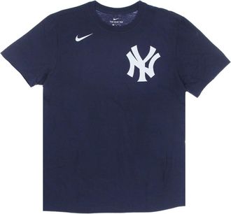 Nike MLB Wordmark Tee Midnight Navy - - Sport - Herren - Blau - XL
