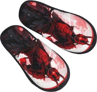 Generic Samoura&iuml; Japonais R&eacute;tro Soleil Homme Femme Chaussures De Maison Respirantes Pantoufles Doux Chaussons Pour Ext&eacute;rieur Hiver Maison M