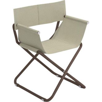 Emu [NEUWERTIG] B-Ware Emu Snooze Garten Regiestuhl Stuhl Gartenstuhl Sitzm&ouml;bel Beige Braun 61x80x60cm