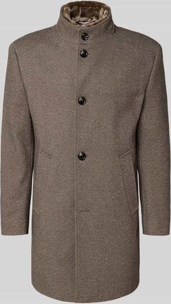 Bugatti Mantel mit Stehkragen