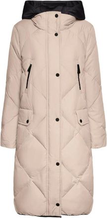 Elena Miro Femme, Manteaux, Beige, Taille: 50 FR Matte Nylon Down Jacket