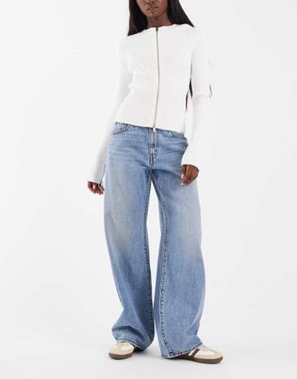 Levi's Middy - Balloon-Jeans in Hellblau