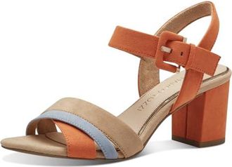 Marco Tozzi Sandale &agrave; talon by Guido Maria Kretschmer 2-28323-42 Femme, Orange Comb, 38 EU