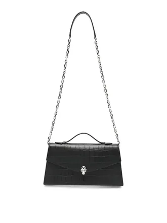 Alexander McQueen Schultertasche - Schwarz