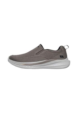 Skechers Herren Hands-Free Slip-ins Slade Deacon Sneakers, Taupe Knitted Mesh, 43 EU