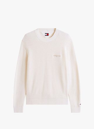 Tommy Hilfiger Pull en maille &eacute;paisse &agrave; logo brod&eacute;