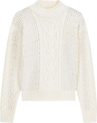 Marciano Era Col Claudette Orn&eacute; - Femme - Pulls - Blanc - Taille: 38 FR