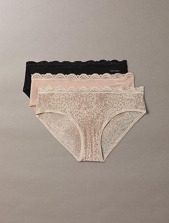 Calvin Klein Lot de 3 shortys - Micro Stretch with Lace