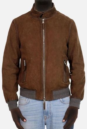 The Jack Leathers Homme, Vestes, Brun, Taille: M Derek West Perfo Jacket