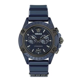 Versace unisex, Accessoires, Bleu, Taille: ONE Size Montre Chronographe