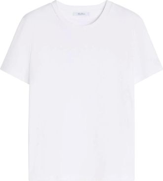 Max Mara Femme, Tops, Blanc, Taille: 36 FR T-shirt en coton
