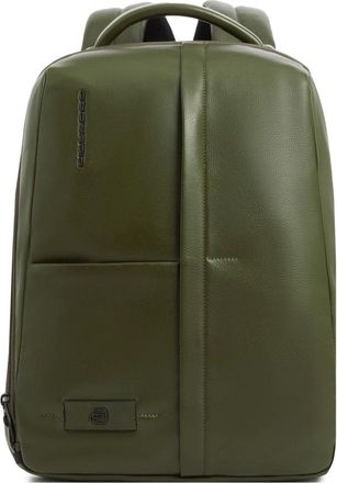 Piquadro Homme, Sacs, Vert, Taille: ONE Size Sac &agrave; dos extensible pour ordinateur portable 14