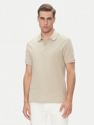 Calvin Klein Poloshirt LV04LC239G Beige Regular Fit