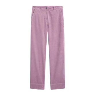 Marc O'Polo Lande Weite Gerade Hose - - Trousers - Damen - Lila - M