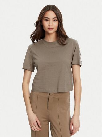 Guess T-Shirt V3RI08 I3Z14 Braun Regular Fit