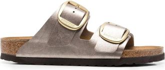 Birkenstock Femme, Chaussures, Beige, Taille: 40 EU Sandales M&eacute;talliques &agrave; Grosse Boucle