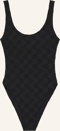 HUGO BOSS Hugo Badeanzug Terry Mono_Swimsuits schwarz