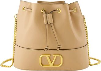 Valentino Garavani Femme, Sacs, Beige, Taille: ONE Size Mini Sac Seau VLogo Signature