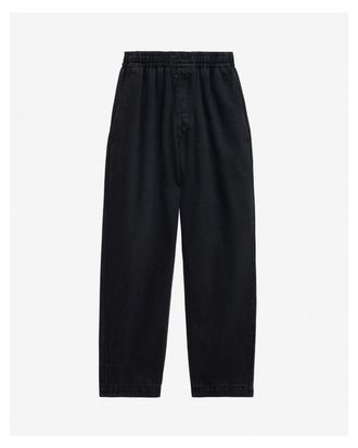 Isabel Marant Pantalon En Lyocell Uni Timeo - Homme - Noir D&eacute;lav&eacute; - Tailles - Isabel Marant