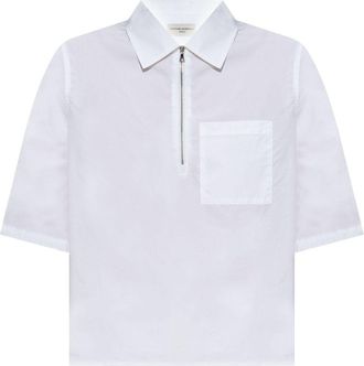 Officine Générale polo en popeline - Blanc
