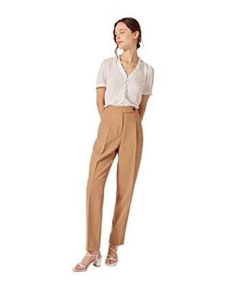 Nafnaf EMYA P1 Pantalon, Golden Brown, 34 Femme