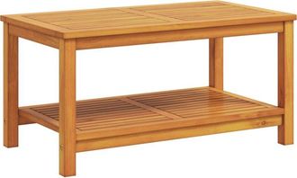 vidaXL Couchtisch Braun 110 x 55 x 45 cm Akazie Massivholz Vidaxl