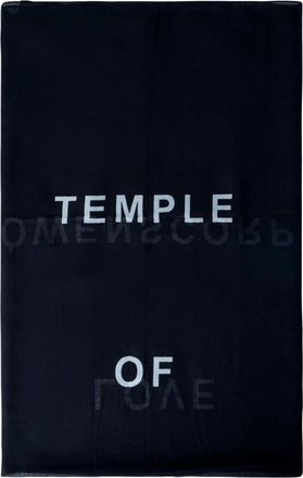 Rick Owens Femme, Accessoires, Noir, Taille: ONE Size Foulard en coton imprim&eacute;