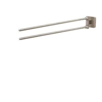 Tiger Onu, Porte-Serviette à Deux Barres, Acier Inoxydable Brossé