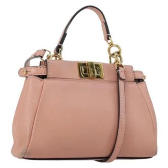 Fendi Sac &agrave; main vintage en cuir Pre-owned - Femme - Pre-owned - Rose - Taille: ONE Size