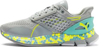 Puma Damen Hybrid Astro WNS Laufschuhe, Grau (Quarry-Yellow Alert 02)