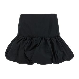 Rotate Mini Ballonrock - - Skirts - Damen - Schwarzk - 2XS