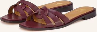 Bobbies Bobbies Pantoletten Thais rot