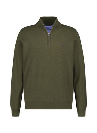 Fynch-Hatton Fynch-Hatton Herren Pullover gr&uuml;n unifarben