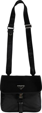 Prada Re-Nylon And Saffiano Leather Shoulder Bag