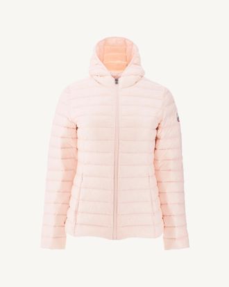 Jott Doudoune l&eacute;g&egrave;re &agrave; capuche Rose pale Cloe - Taille 4XL