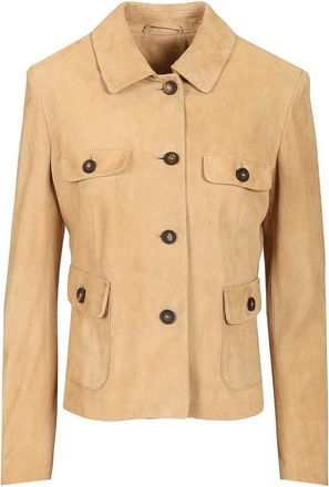 Tagliatore Blouson En Cuir - Marron
