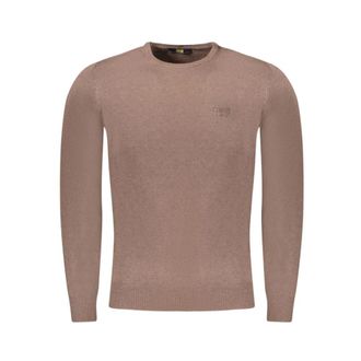 Cavalli Brauner Viskose Herren Pullover - - Knitwear - Herren - Braun - L