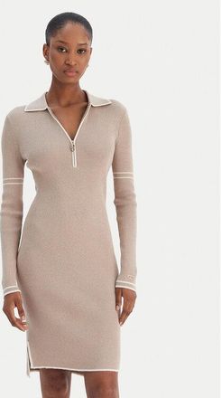 Liu Jo Strickkleid TF5028 MS49I Beige Regular Fit