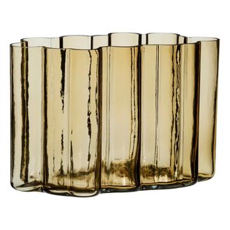 H&uuml;bsch Vase Amber H&uuml;bsch