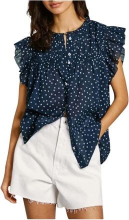 Pepe Jeans London Dialla Bluse - - Blouses & Shirts - Damen - Blau - XS