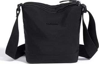 Generic Sac à bandoulière en nylon avec bandoulière réglable pour femmes, filles, femmes, voyages de travail, trajets, Noir, 210*210*100mm