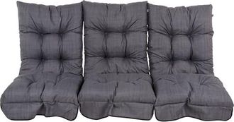 Patio Hollywoodschaukel Auflage 3 teilig Monte Carlo für Sitzfläche 170 cm Gartenbank Gartenstuhl Polster