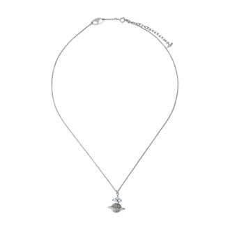 Vivienne Westwood Tiziana Lange Halskette mit Anh&auml;nger - - Accessories - Damen - Grau - ONE SIZE